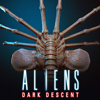 ArtStation - alien facehugger ( Aliens: Dark Descent )