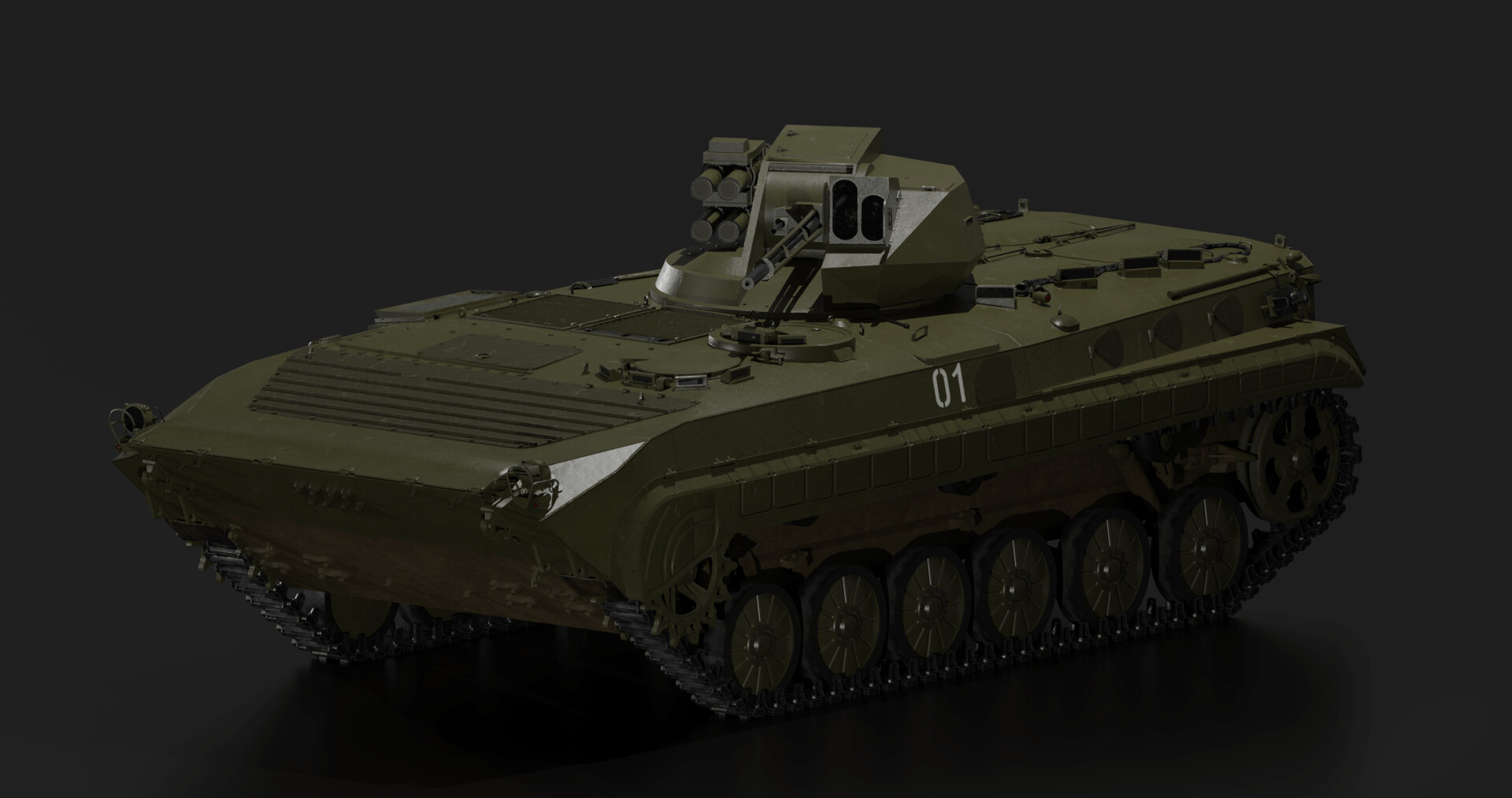 ArtStation - BMP-1M TKB-799 "Kliver" (9K131)