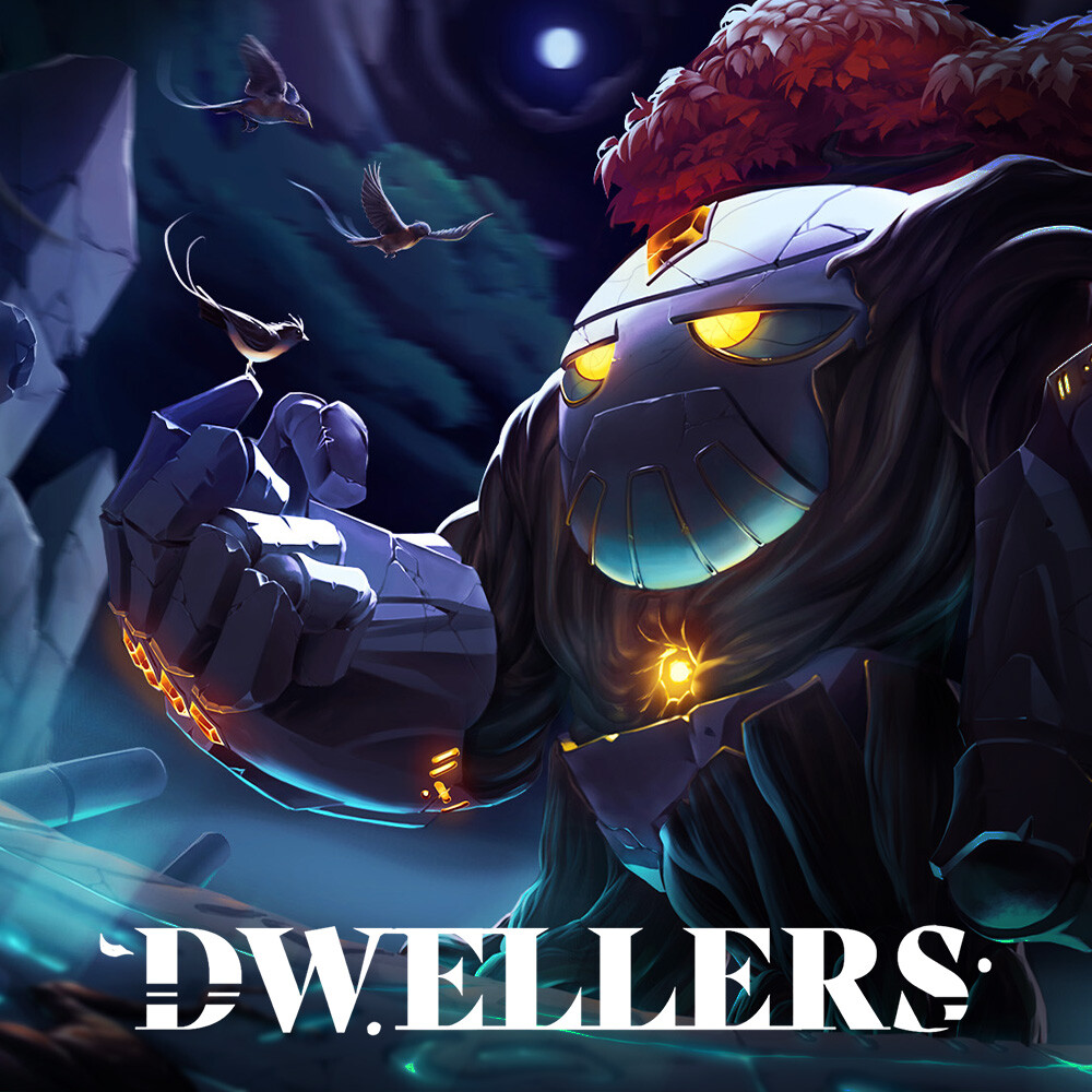 ArtStation - Protector Golem - splash art | Dwellers