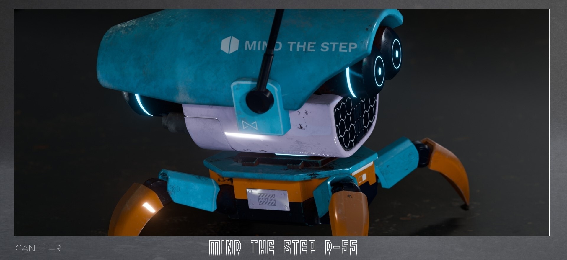 ArtStation - MIND THE STEP D-55 DROID | Robot Design