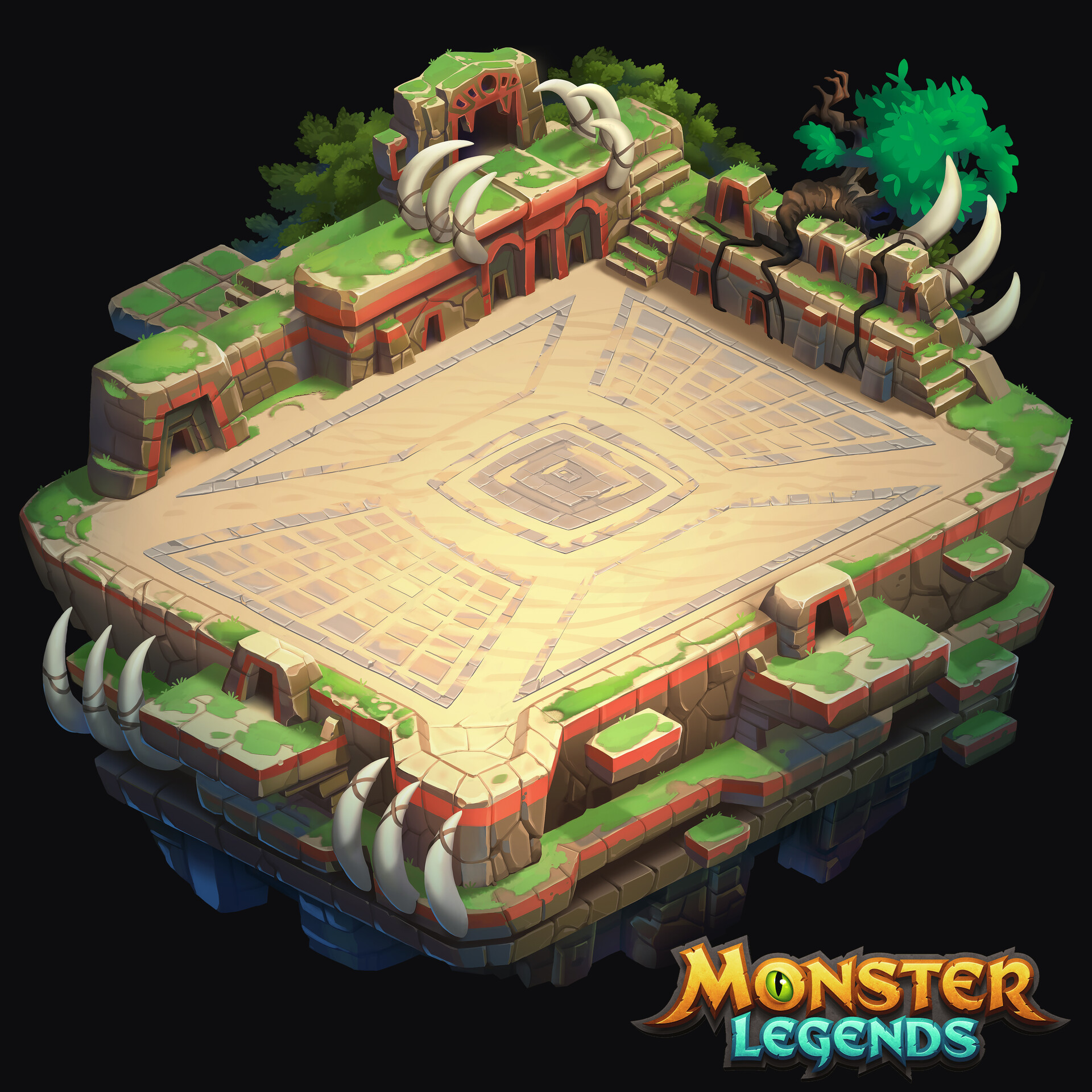 ArtStation - Premium island - Monster Legends