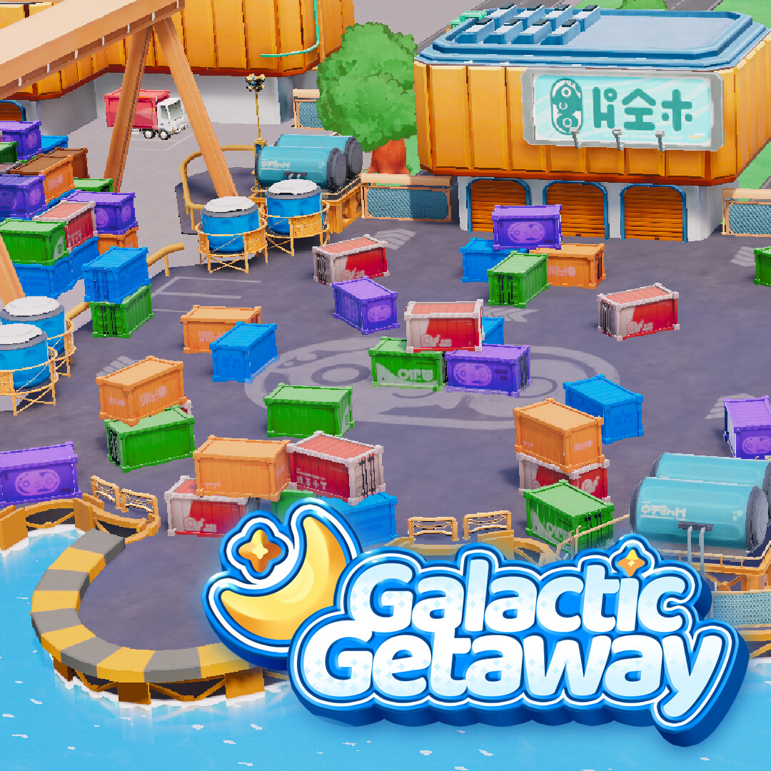 ArtStation - Galactic Getaway: "Tanks for Nothin'!" Minigame Environment