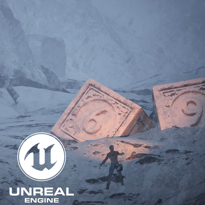 ArtStation - UE5 Snowy mountains enviroment