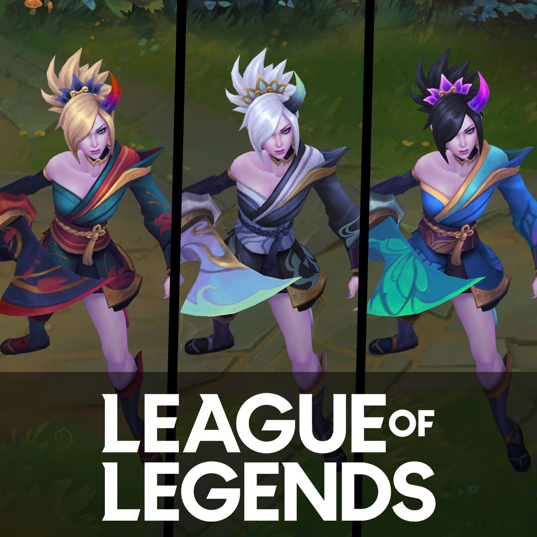 ArtStation - Riven-Spirit Blossom Chroma Design