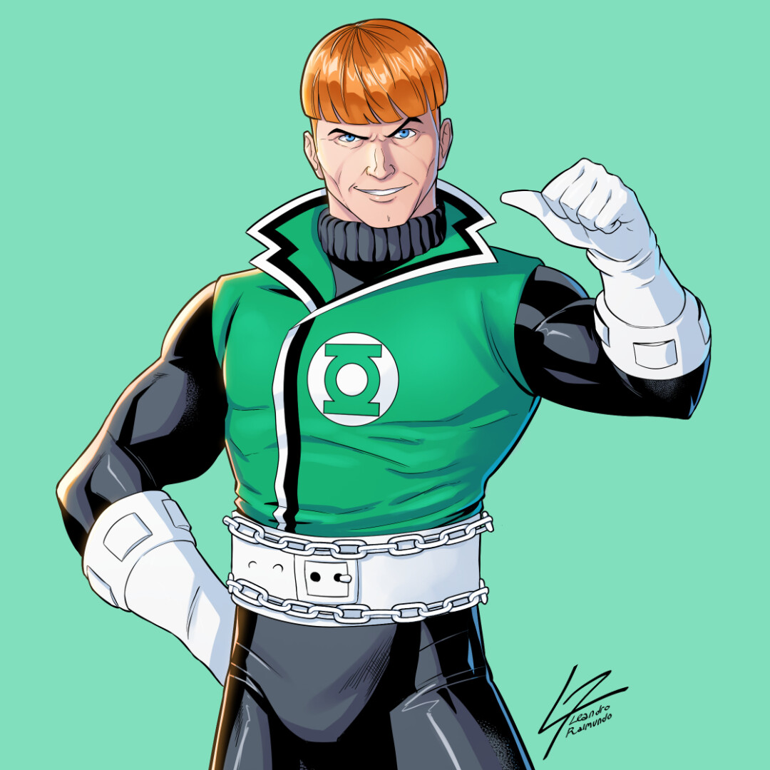 ArtStation - Green Lantern Guy Gardner Pinup