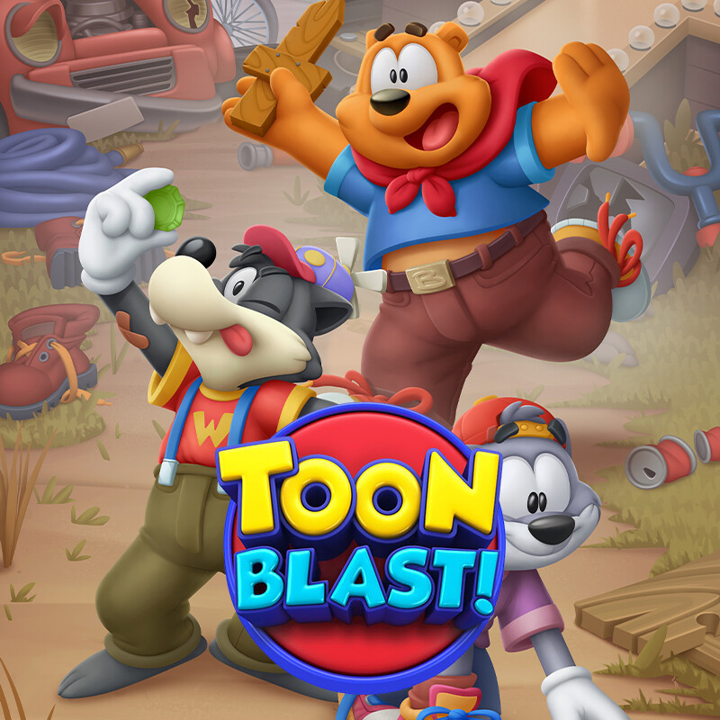 ArtStation - Toon Blast - Little Adventurers (Levels Background)