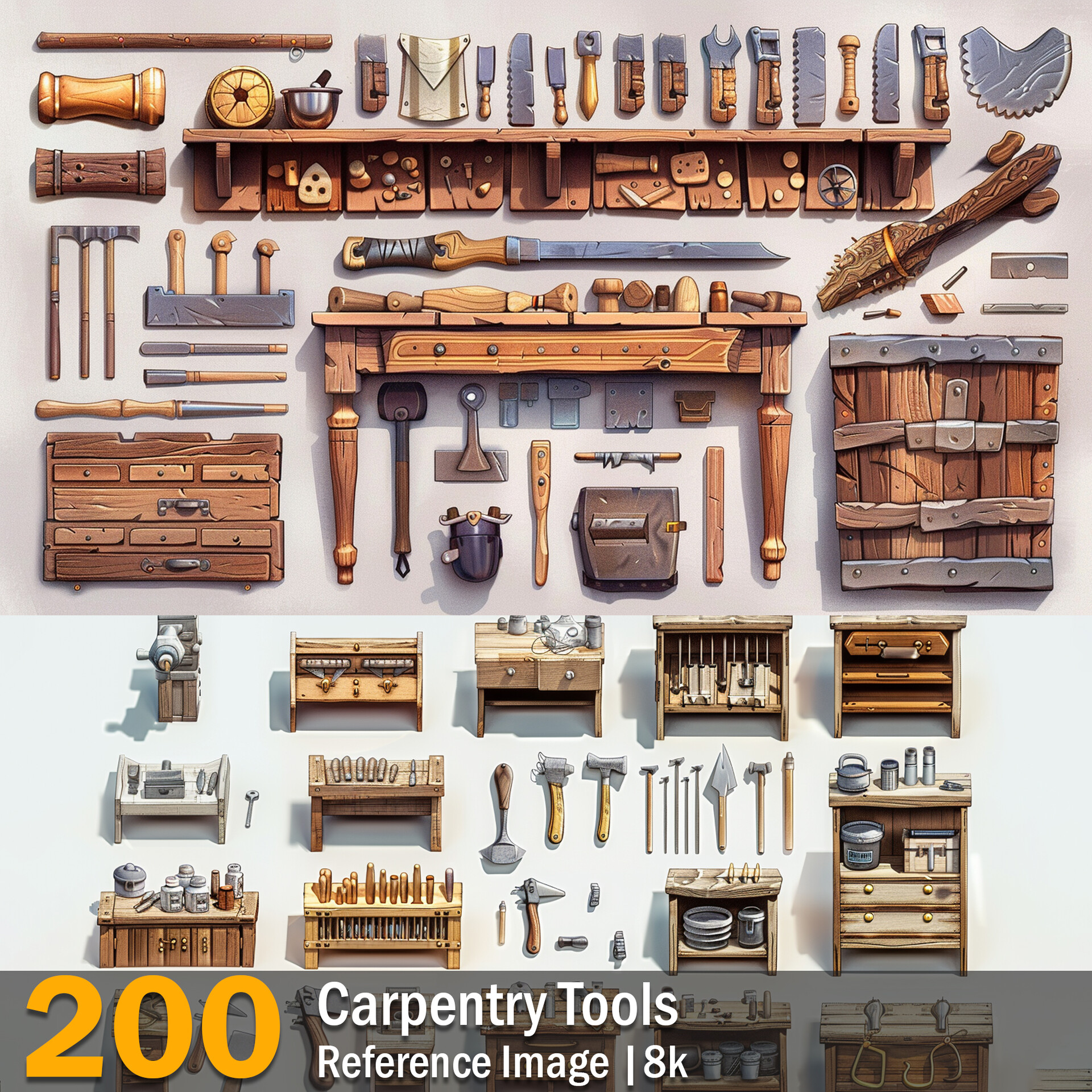 ArtStation - Carpentry Tools | Reference Images | 8K