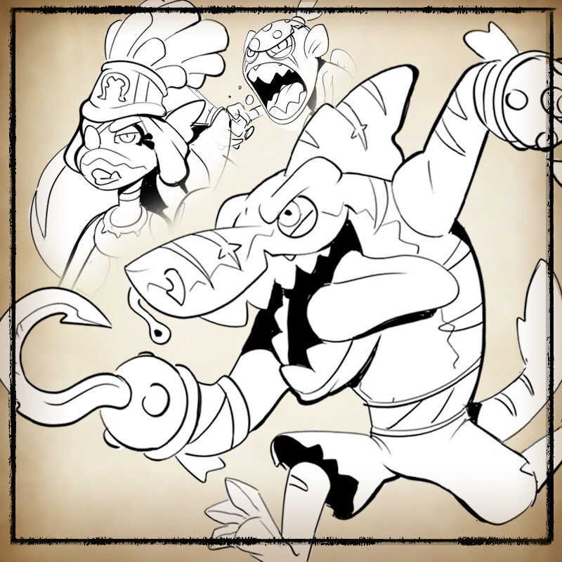 ArtStation - Fish Pirates Character Designs