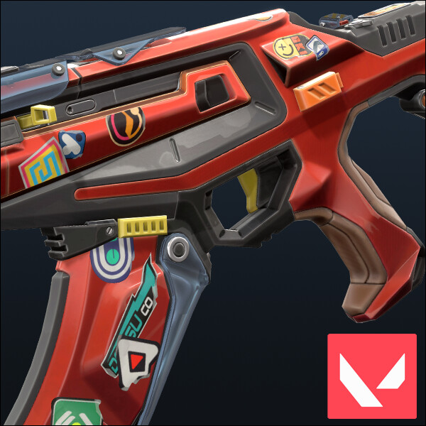 ArtStation - VALORANT - Overdrive Vandal Marquee