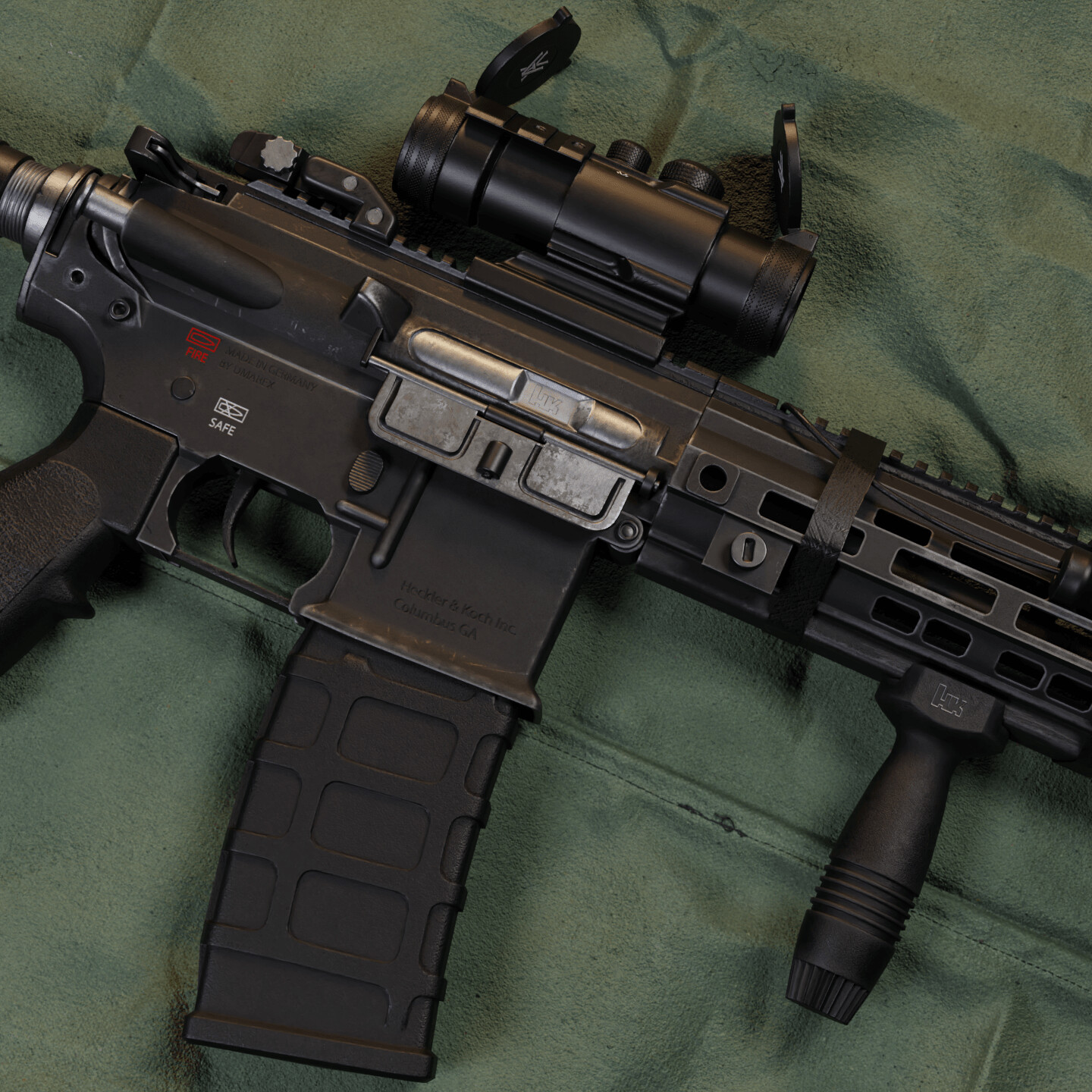 ArtStation - HK 416 Assault Rifle
