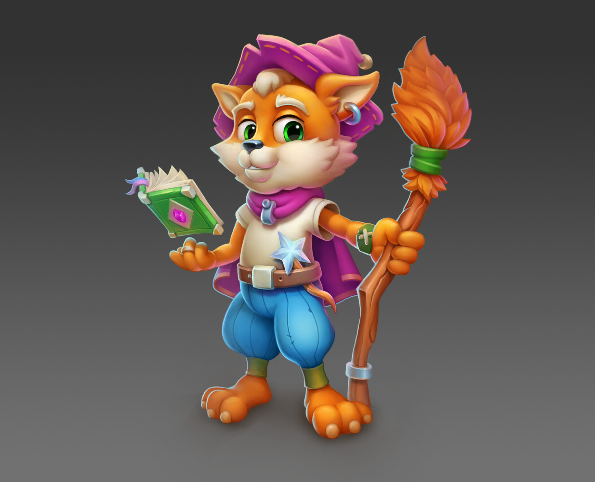 ArtStation - Fox mage