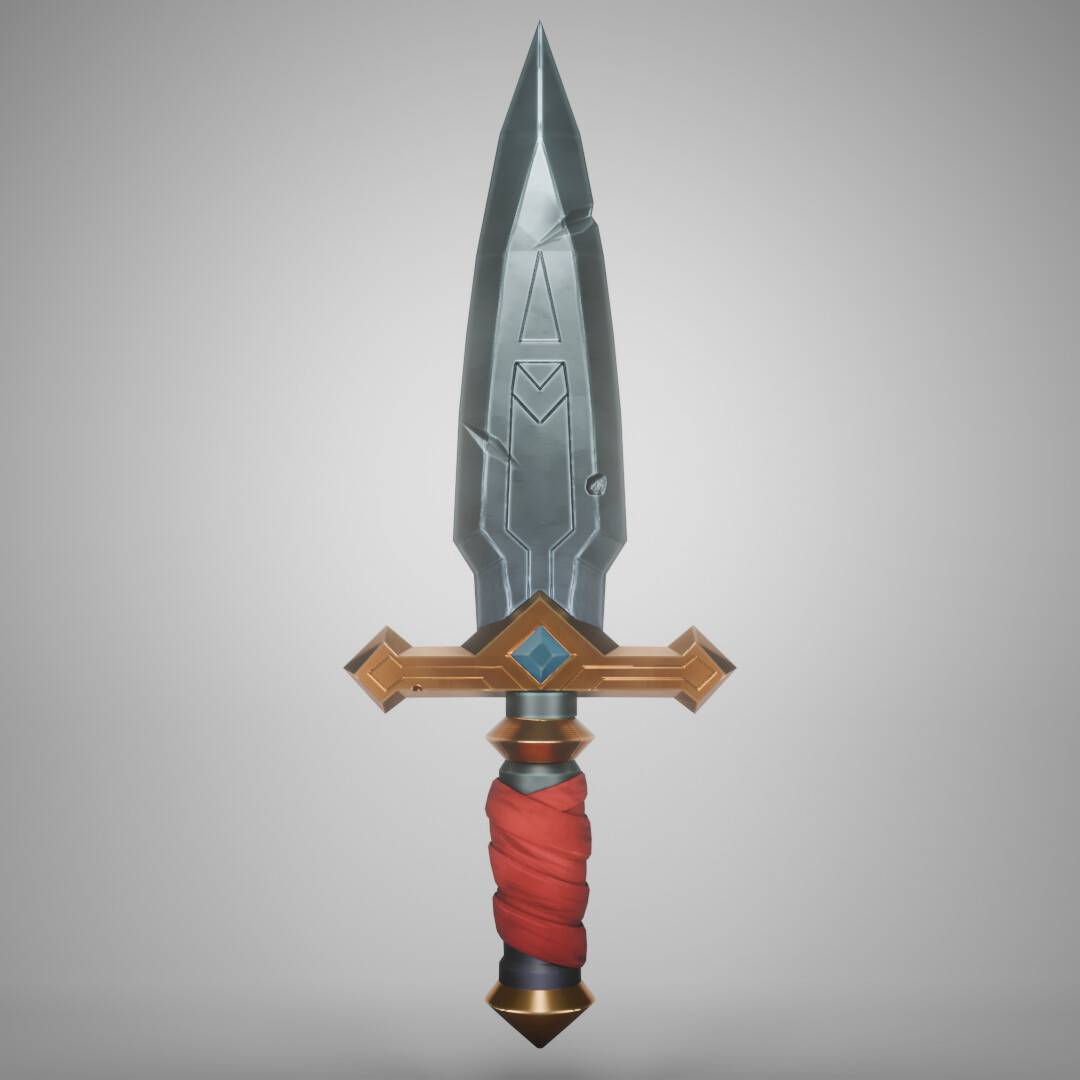 ArtStation - Stylized Dagger