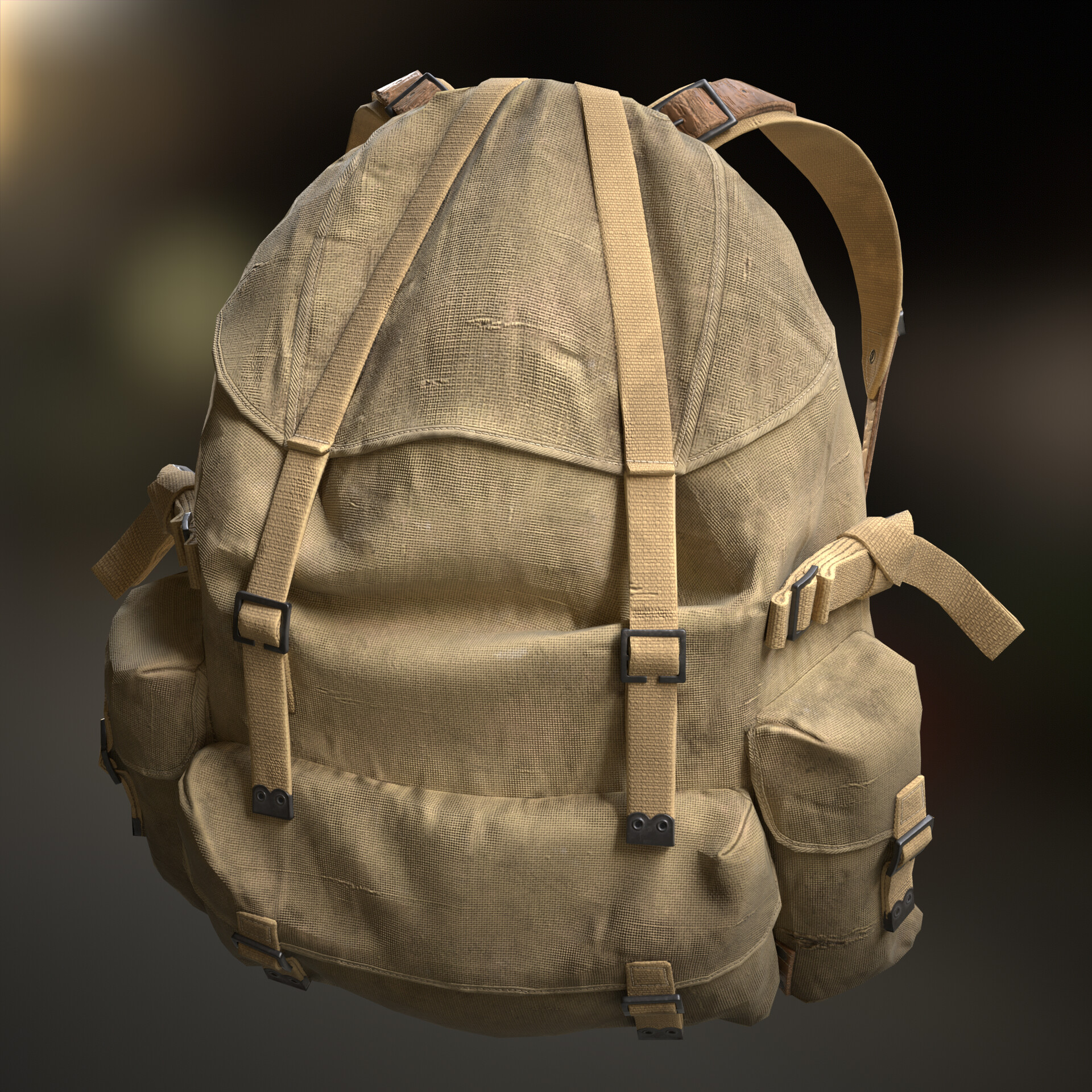 ArtStation - WW2 British Bergen Rucksack
