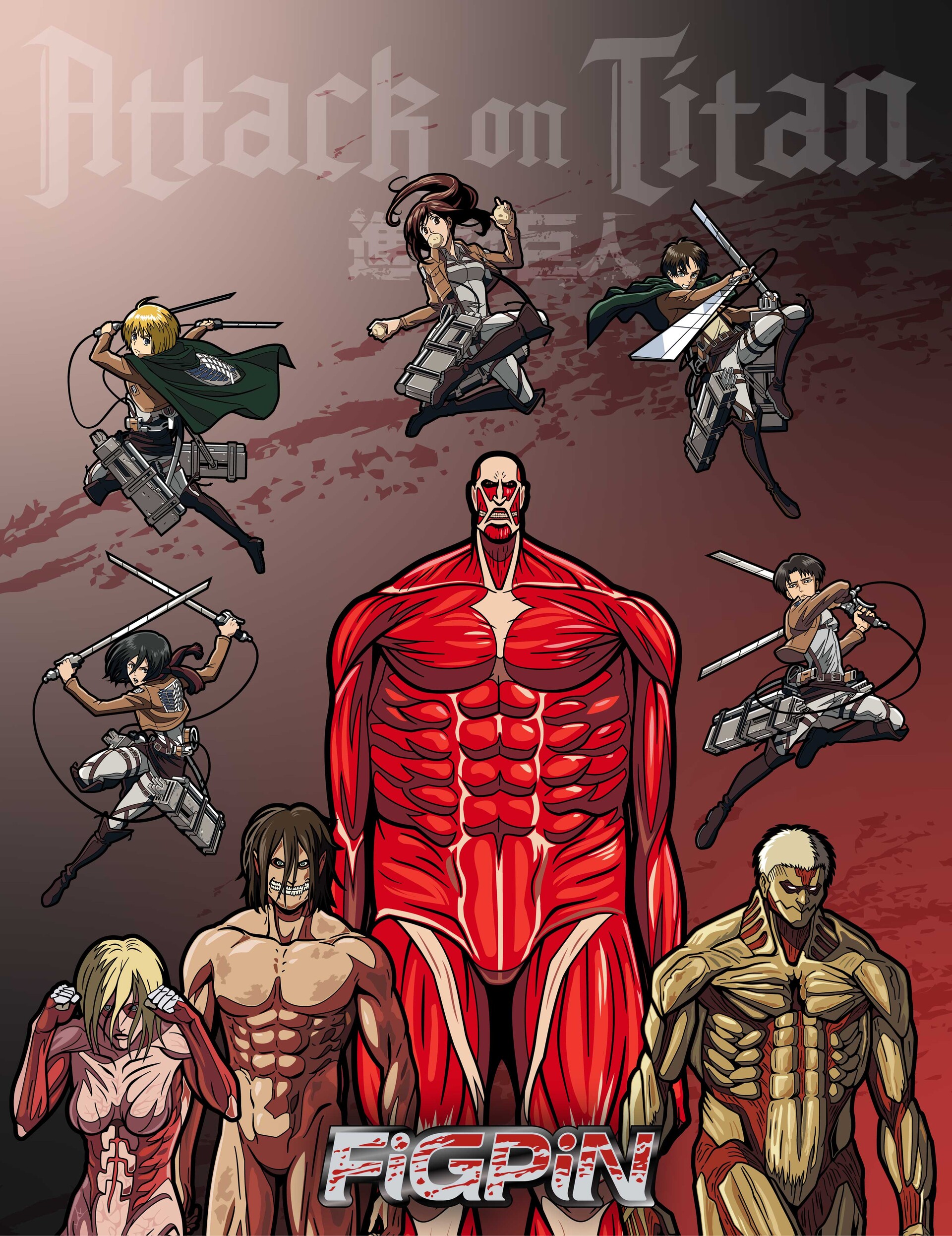 ArtStation - Attack on Titan FiGPiN Art