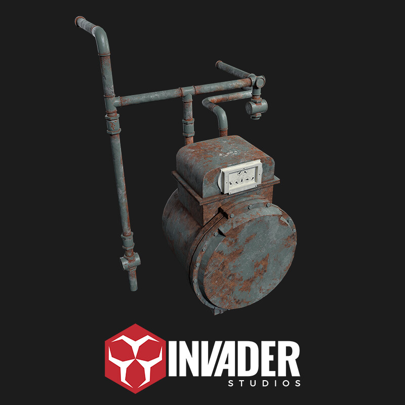 ArtStation - Rusty Gas Meter