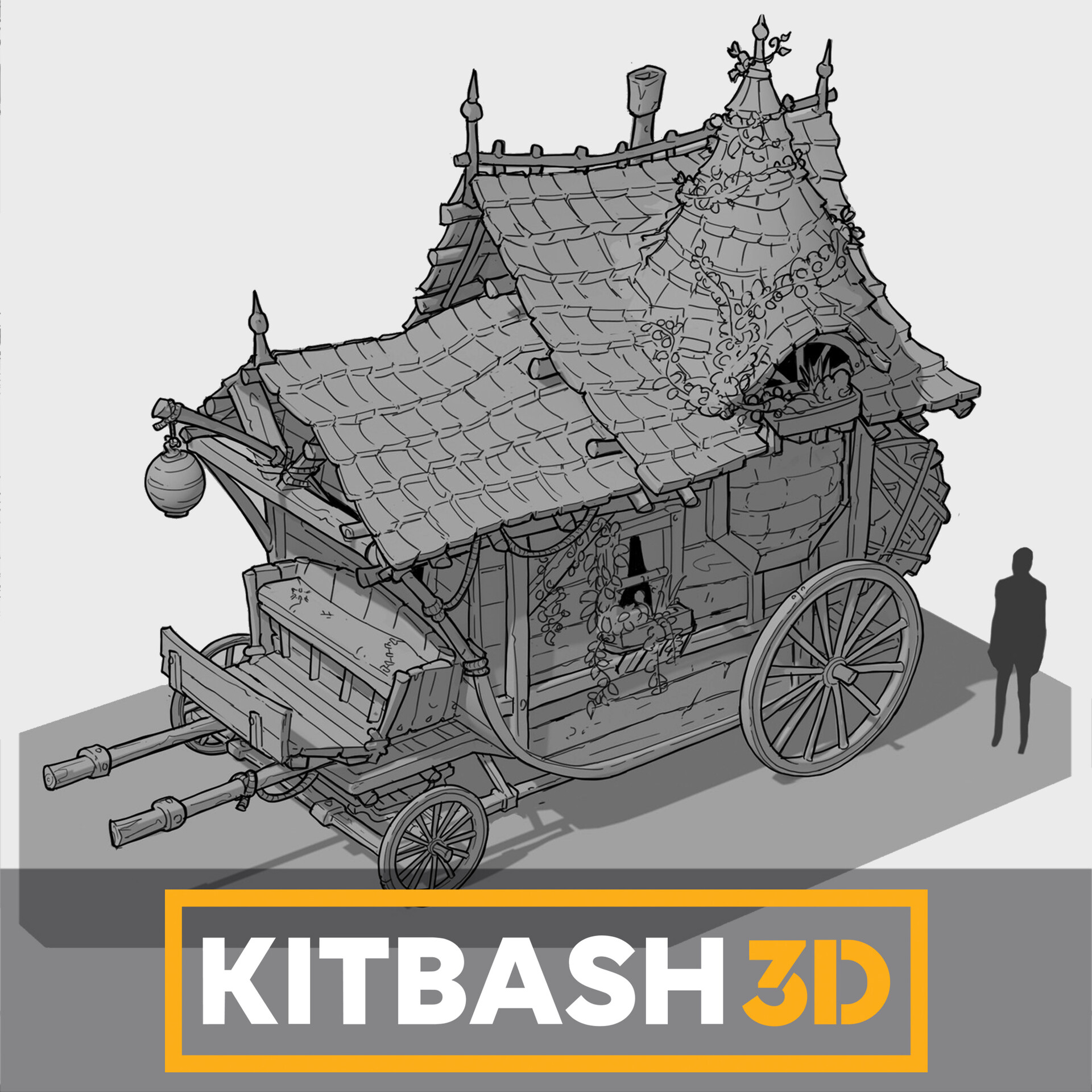 ArtStation - Kitbash 3D - Enchanted Vehicles