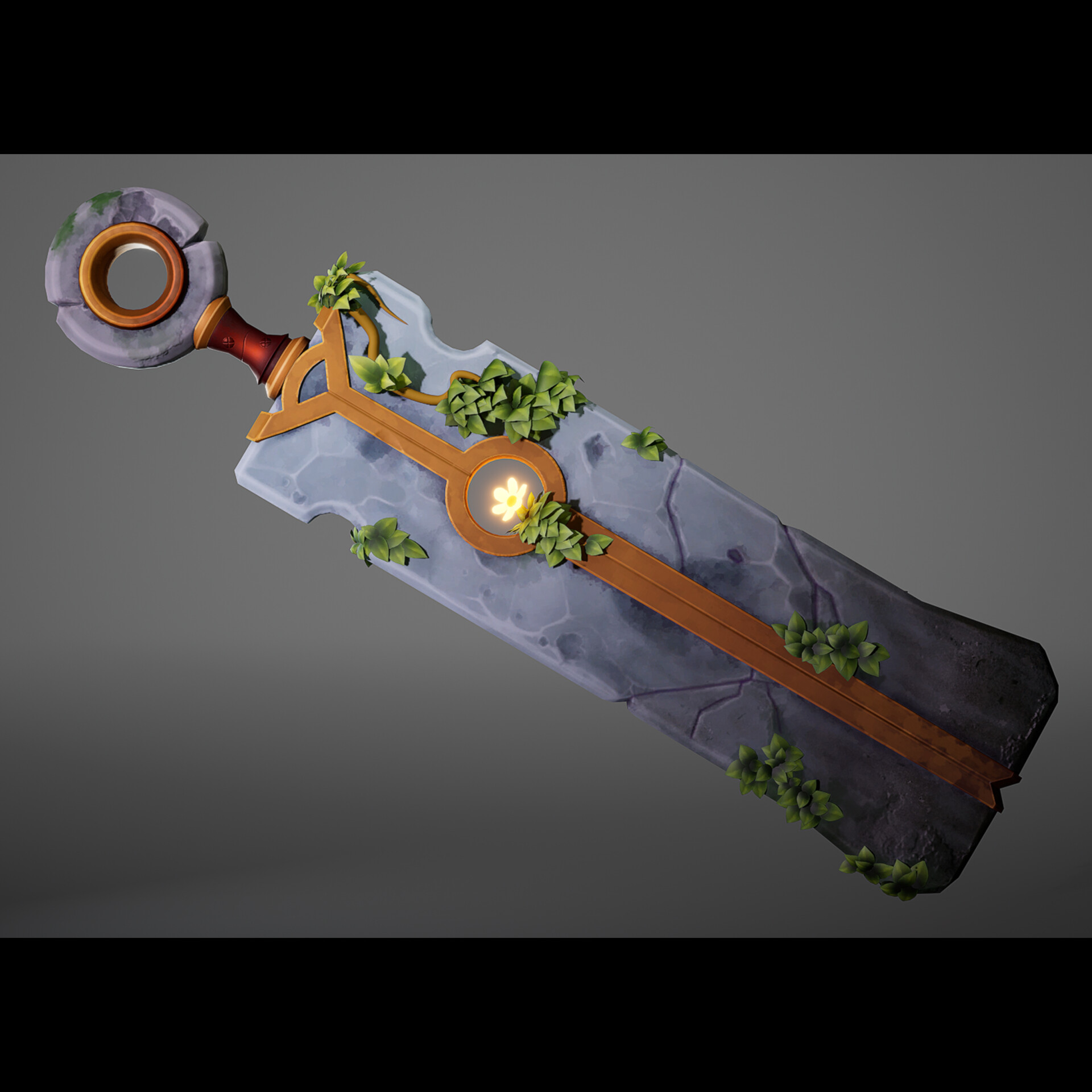 ArtStation - Stylized Stone Sword