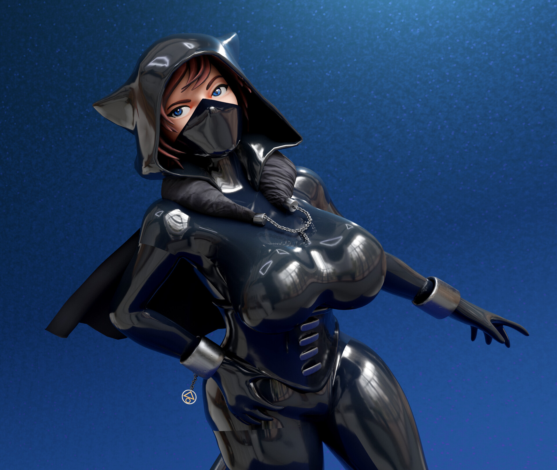 ArtStation - Agent in Black (Commission)