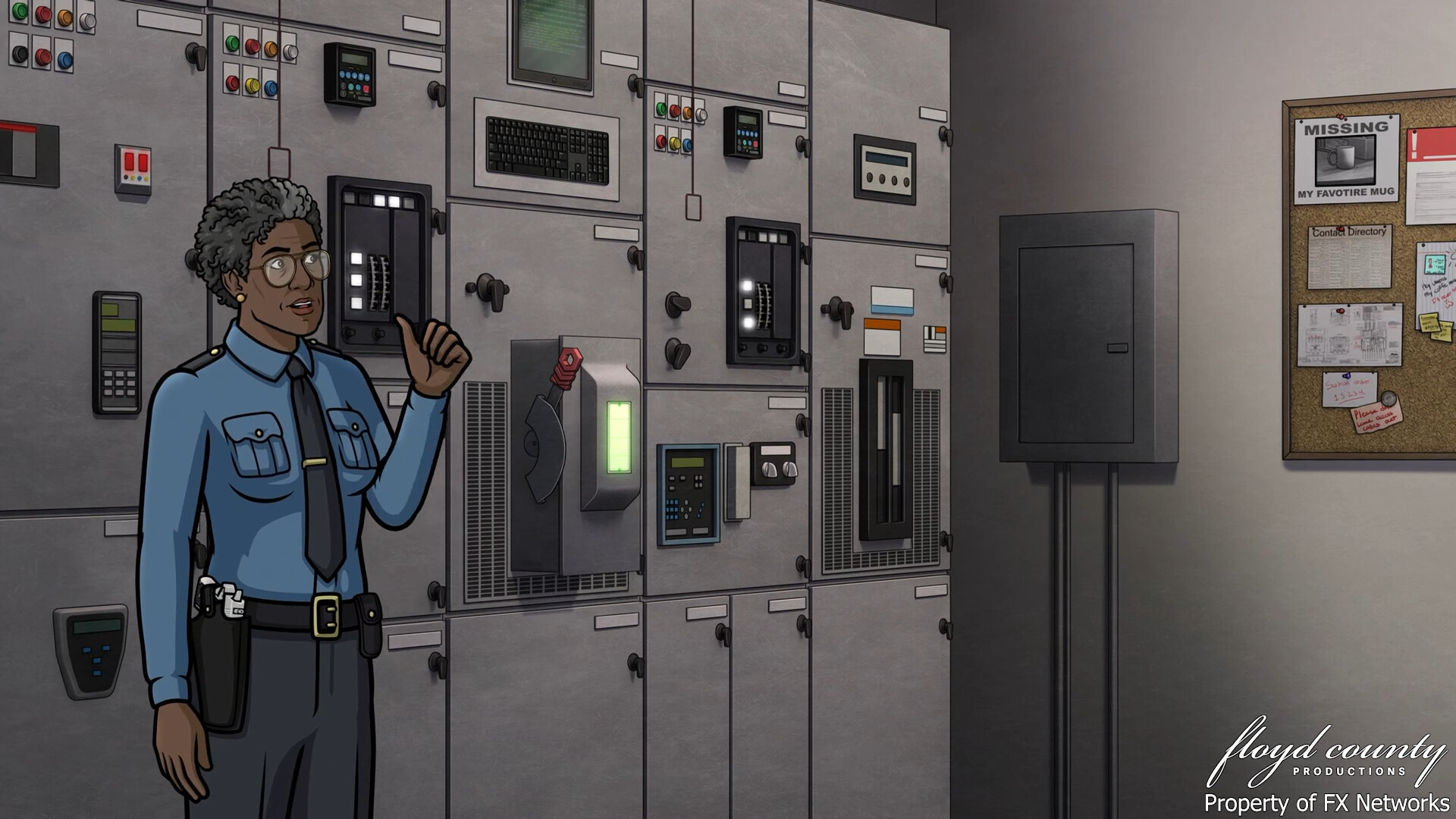 ArtStation - Archer S13 E06 3D Environment: Security Office