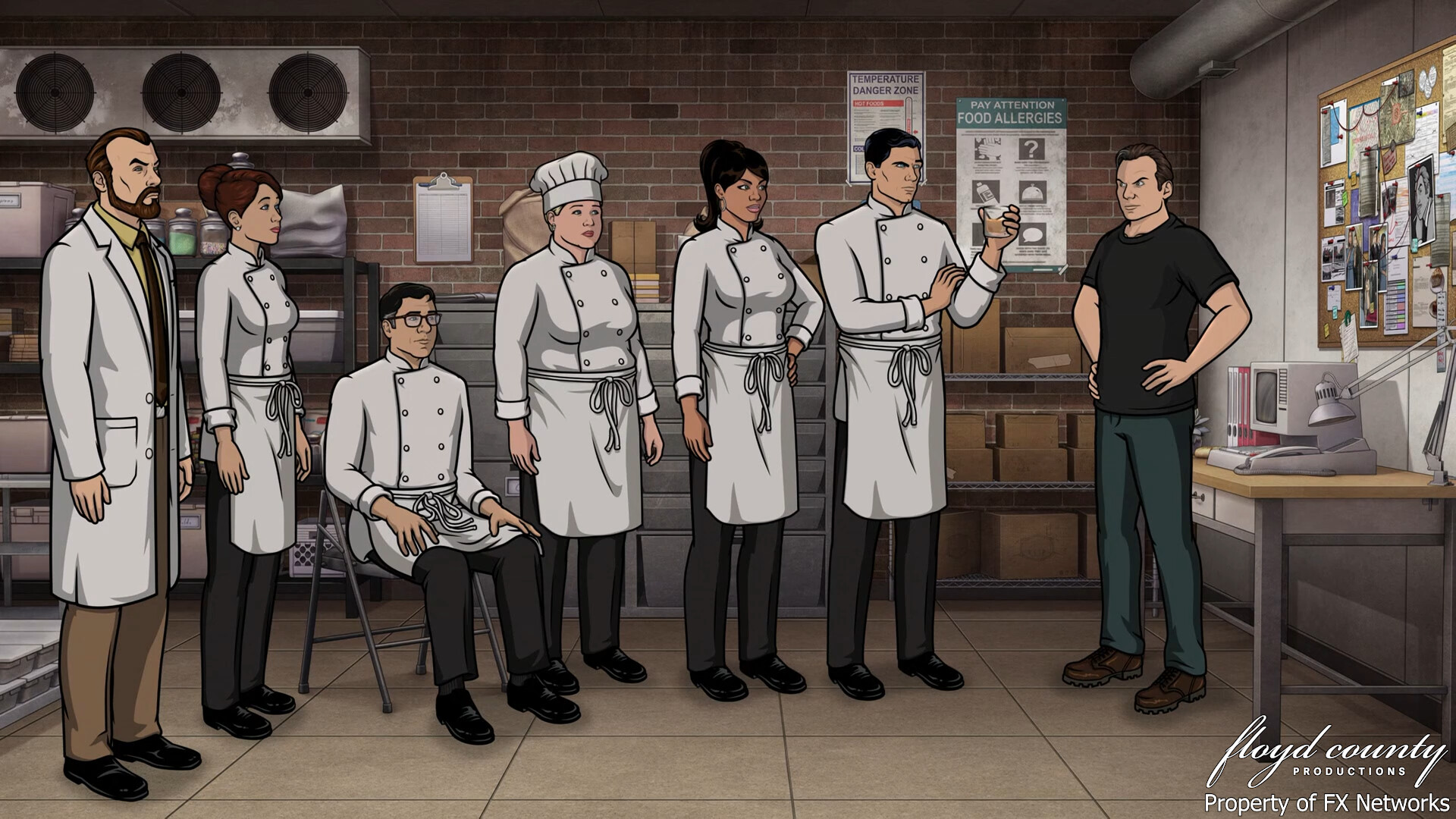 ArtStation - Archer S13 E08 3D Environment: Patisserie Storage Office