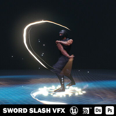 ArtStation - STYLIZED SWORD SLASH - REALTIME VFX