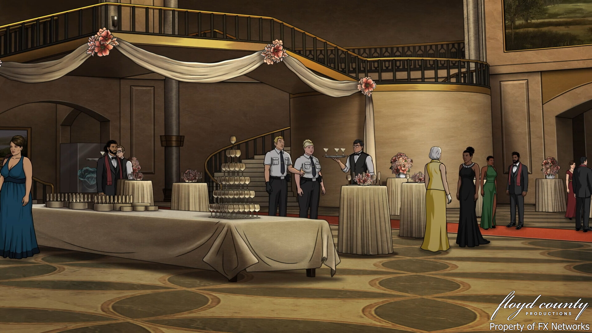 ArtStation - Archer S14 E01 3D Environment: Museum Rotunda