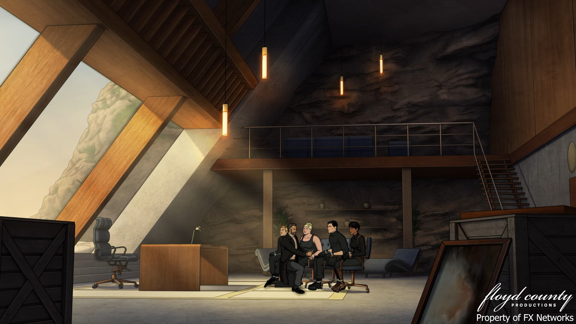 Byron Pockrandt - Archer S14 E02 3D Environment: Warden's Office