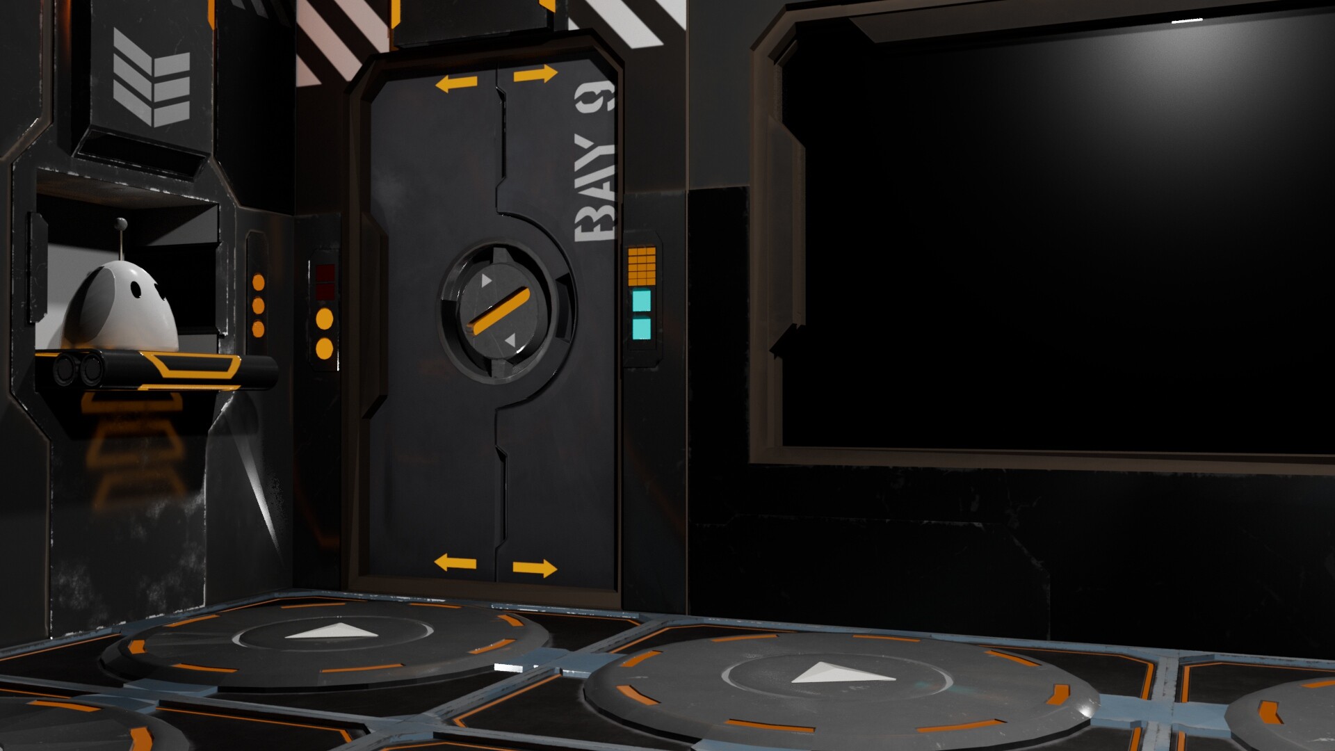 ArtStation - Sci-Fi Spaceship Bay