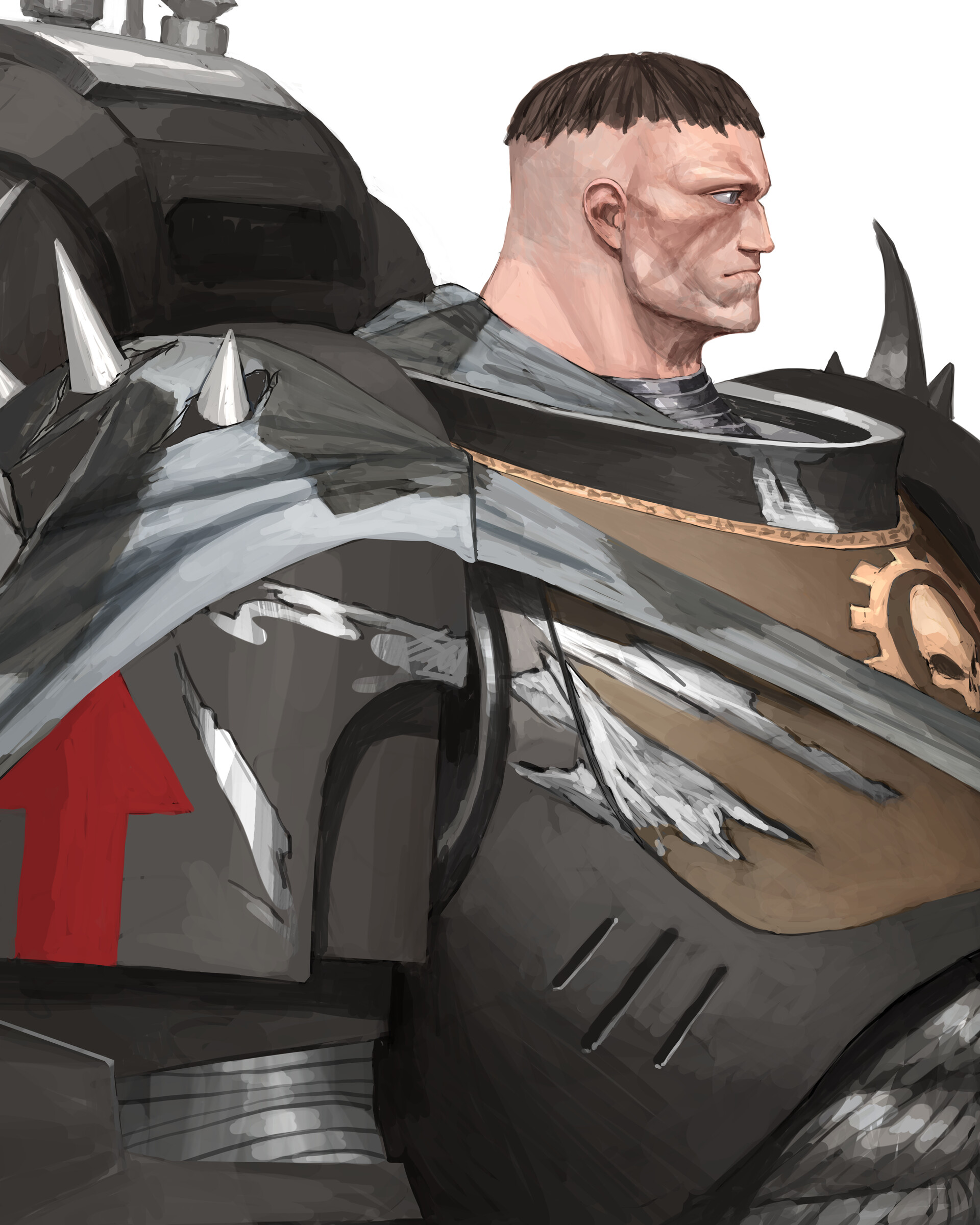 ArtStation - Brother Ferruccio of the Iron Reavers