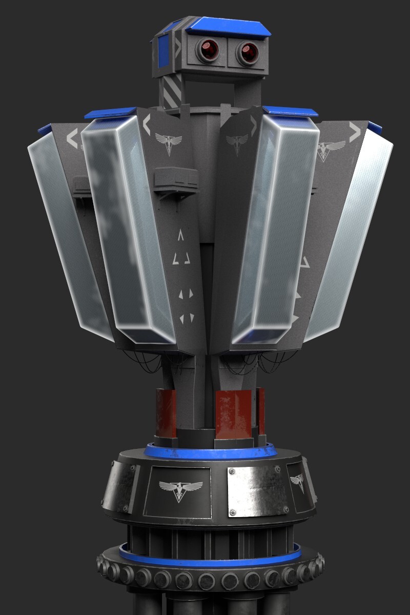 ArtStation - Prism Tower - C&C Red Alert 2 Fan Art