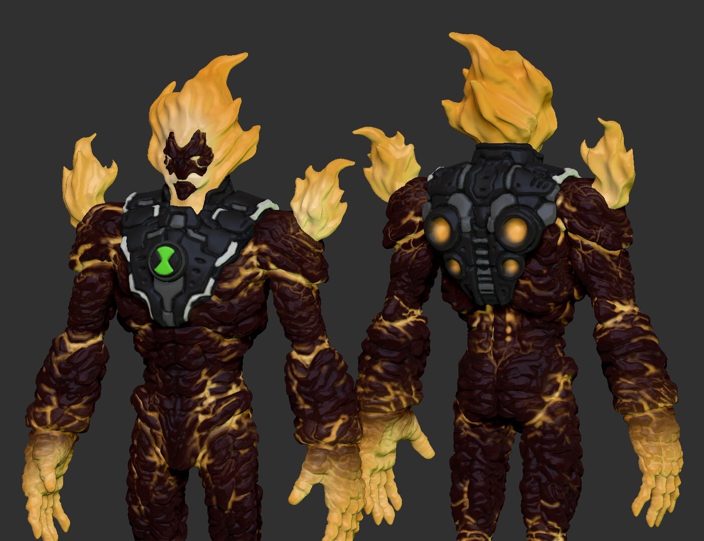 ArtStation - Heatblast (Ben 10,000)