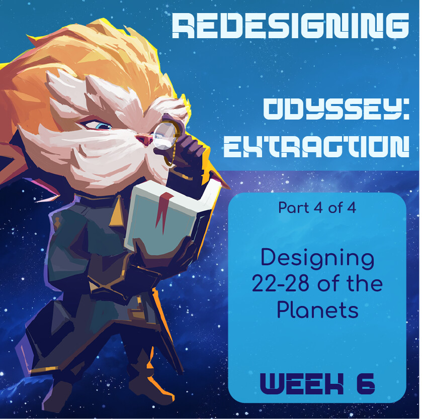 ArtStation - Week 6 - Designing 22-28 of the Planets (Part 4 of 4)