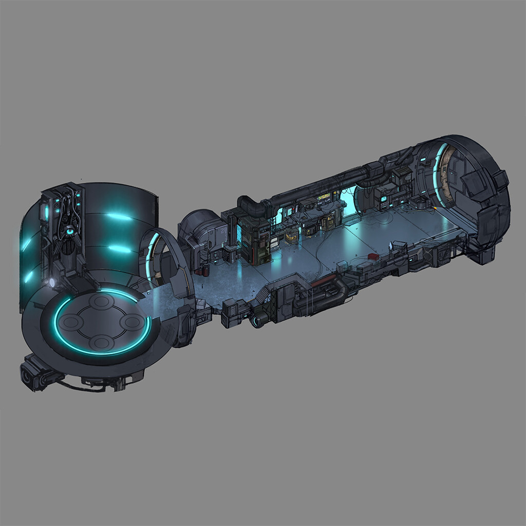 ArtStation - Spectrum - Daykan Pod - Sub-Level 1