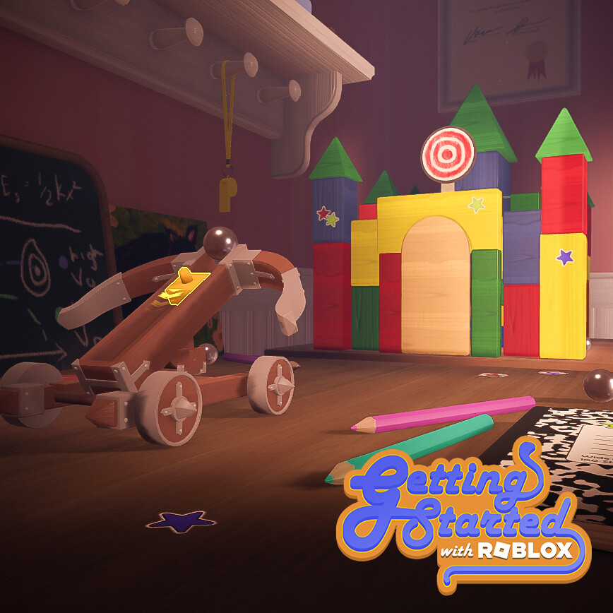 ArtStation - Getting Started with Roblox - Kids Room