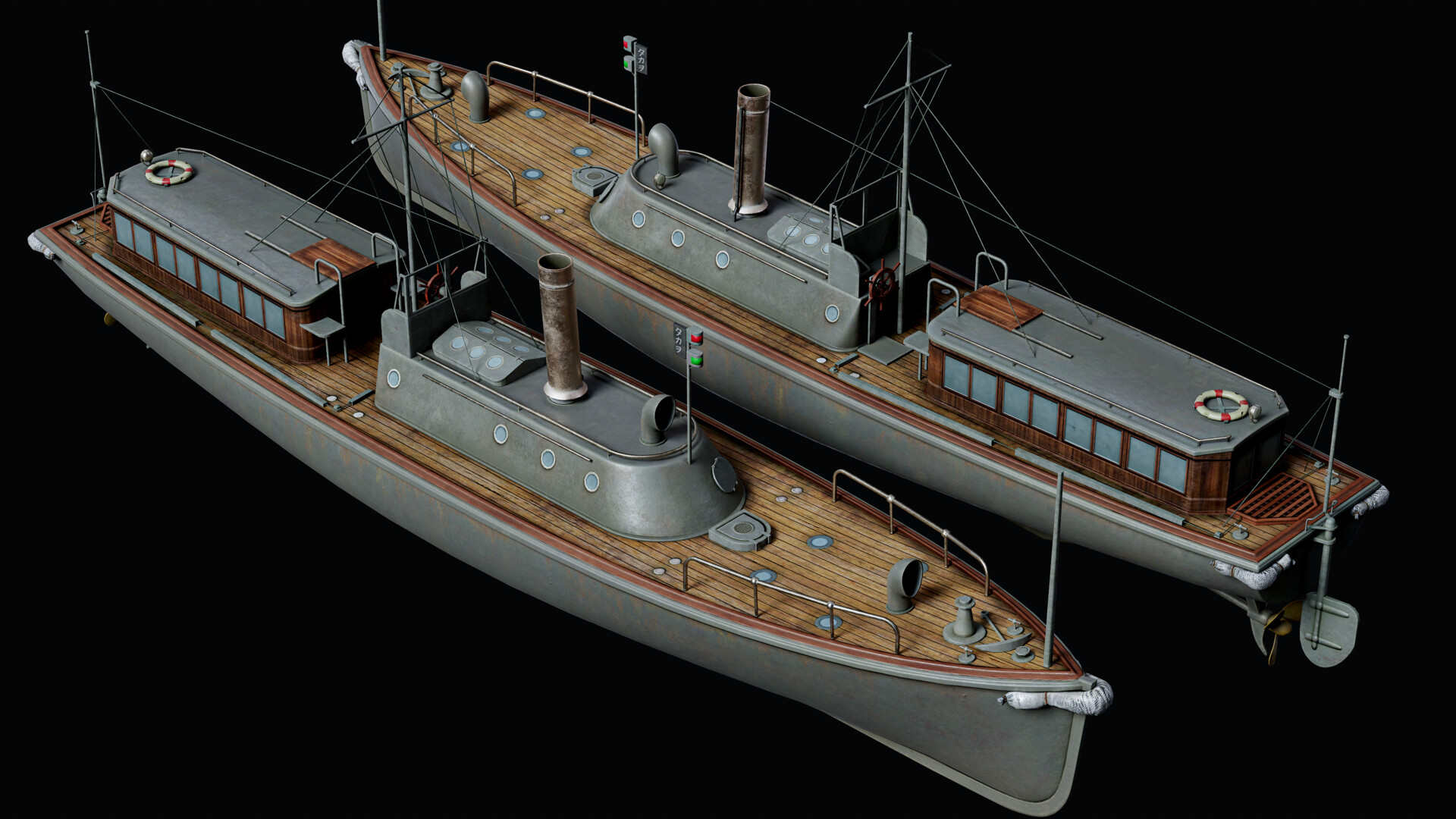 ArtStation - Imperial Japanese Navy 17m Torpedo boat