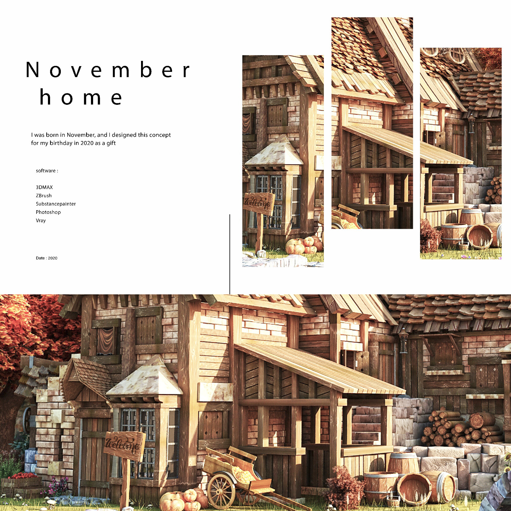 ArtStation - November house