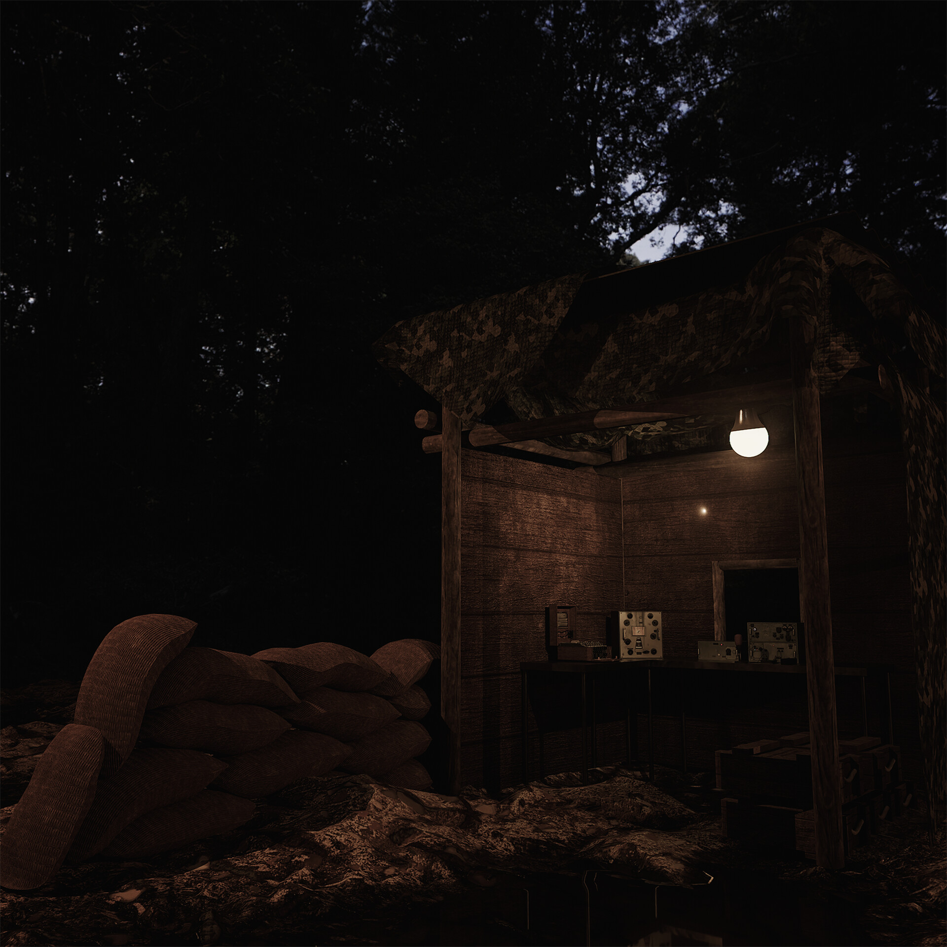 ArtStation - GERMAN COMMUNICATION OUTPOST