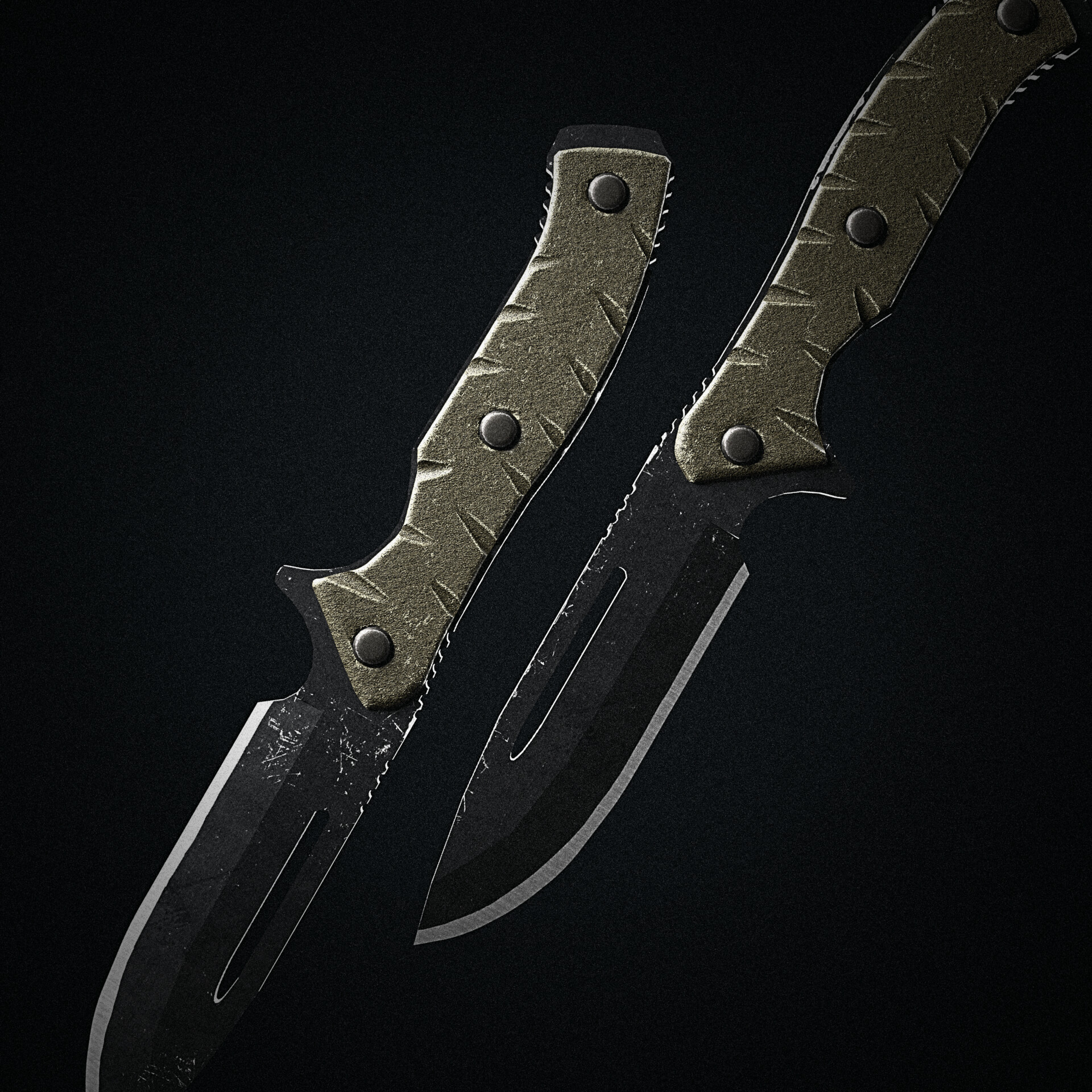ArtStation - 3D Tactical Knife Model
