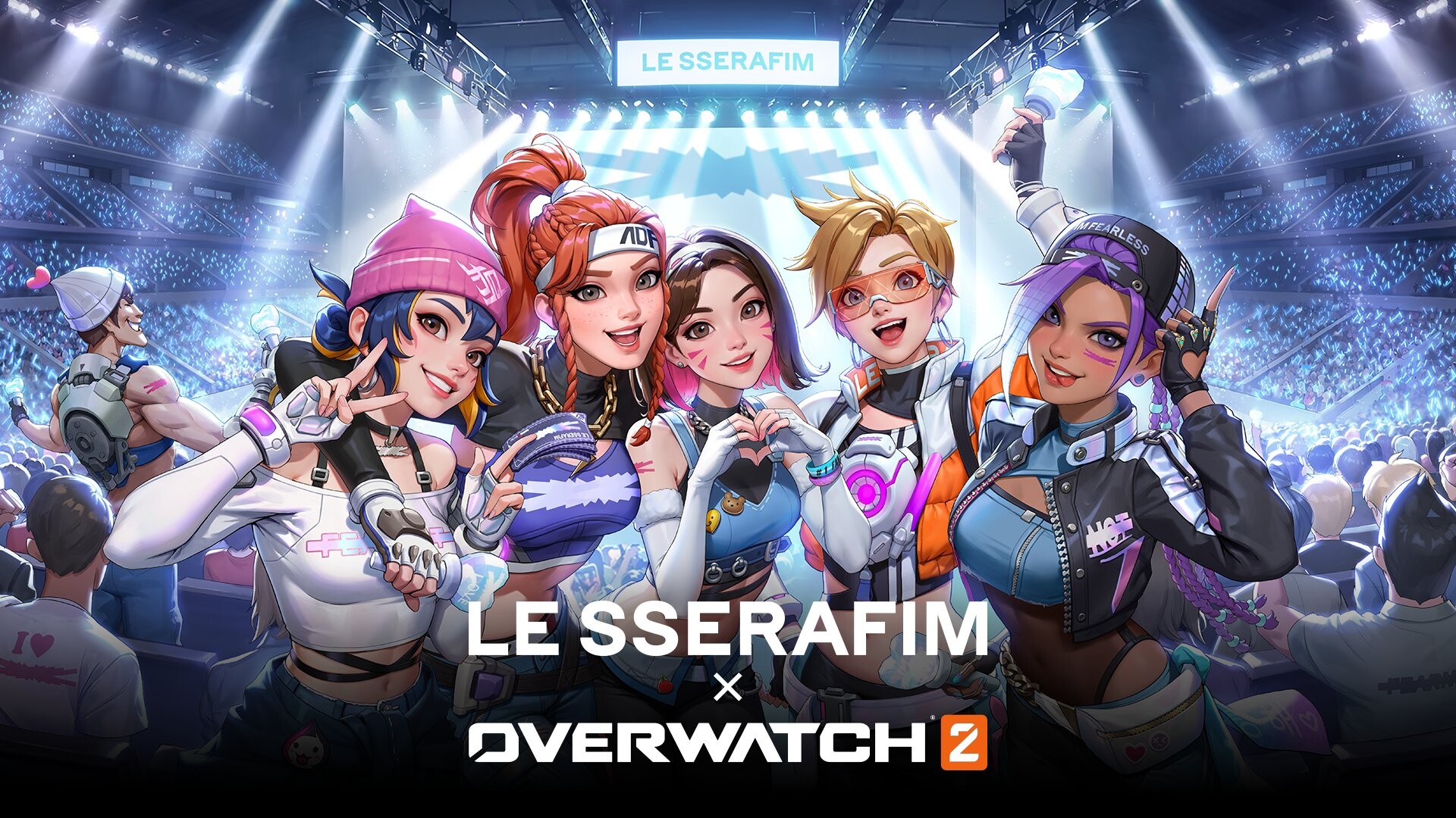 ArtStation - LE SSERAPHIM x OVERWATCH 2 collab Event Gameplay VFX