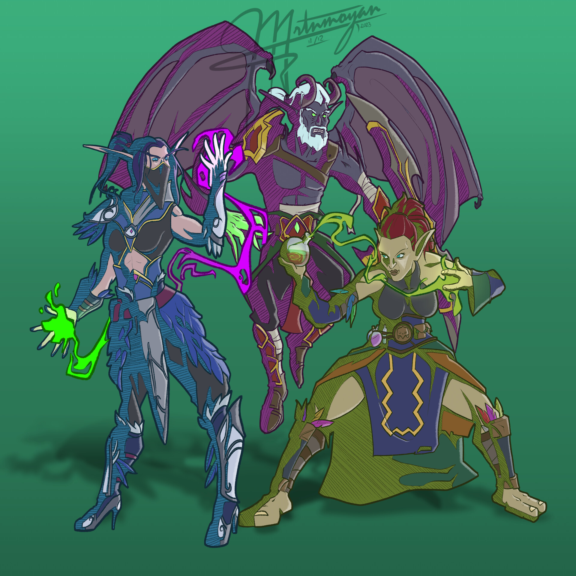 ArtStation - Warcraft OC´s, Sonic Riders Design stylized. Part three