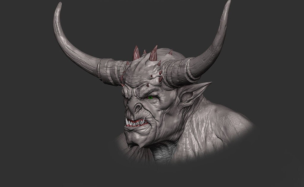 ArtStation - Creature Face