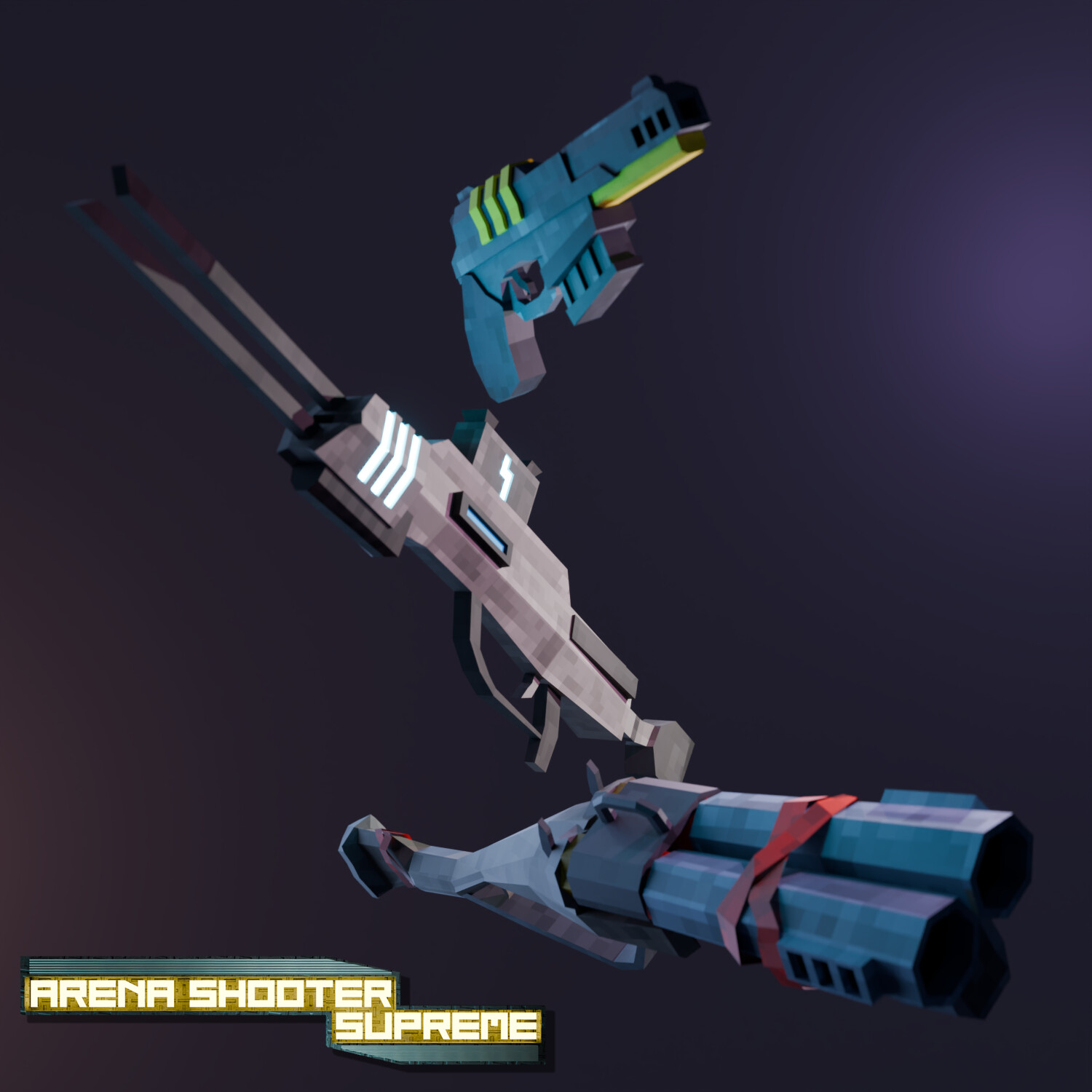 ArtStation - Arena Shooter Supreme Weapons