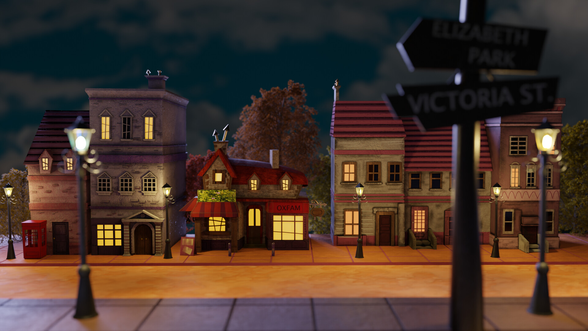 ArtStation - Stylized House Area