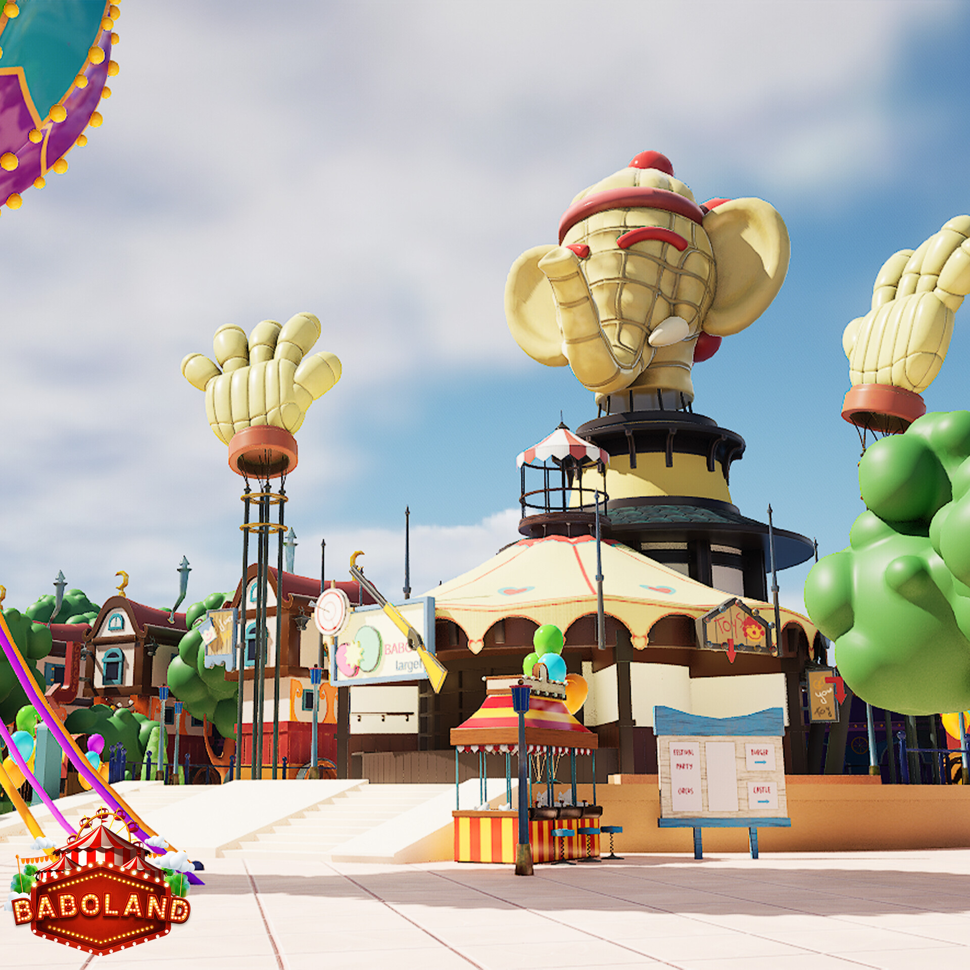 ArtStation - Circus Stalls