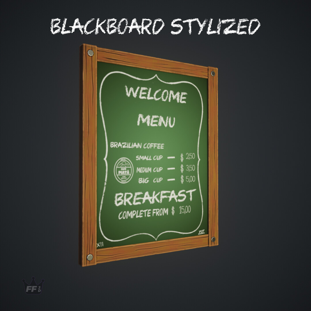 ArtStation - Blackboard Stylized