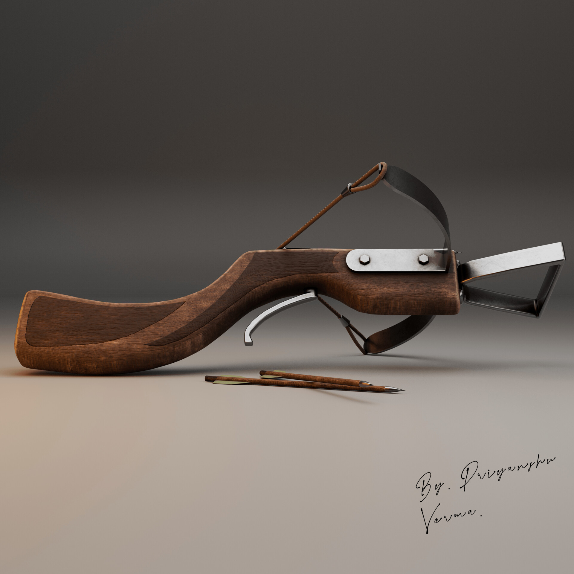 ArtStation - Medieval_Crossbow.