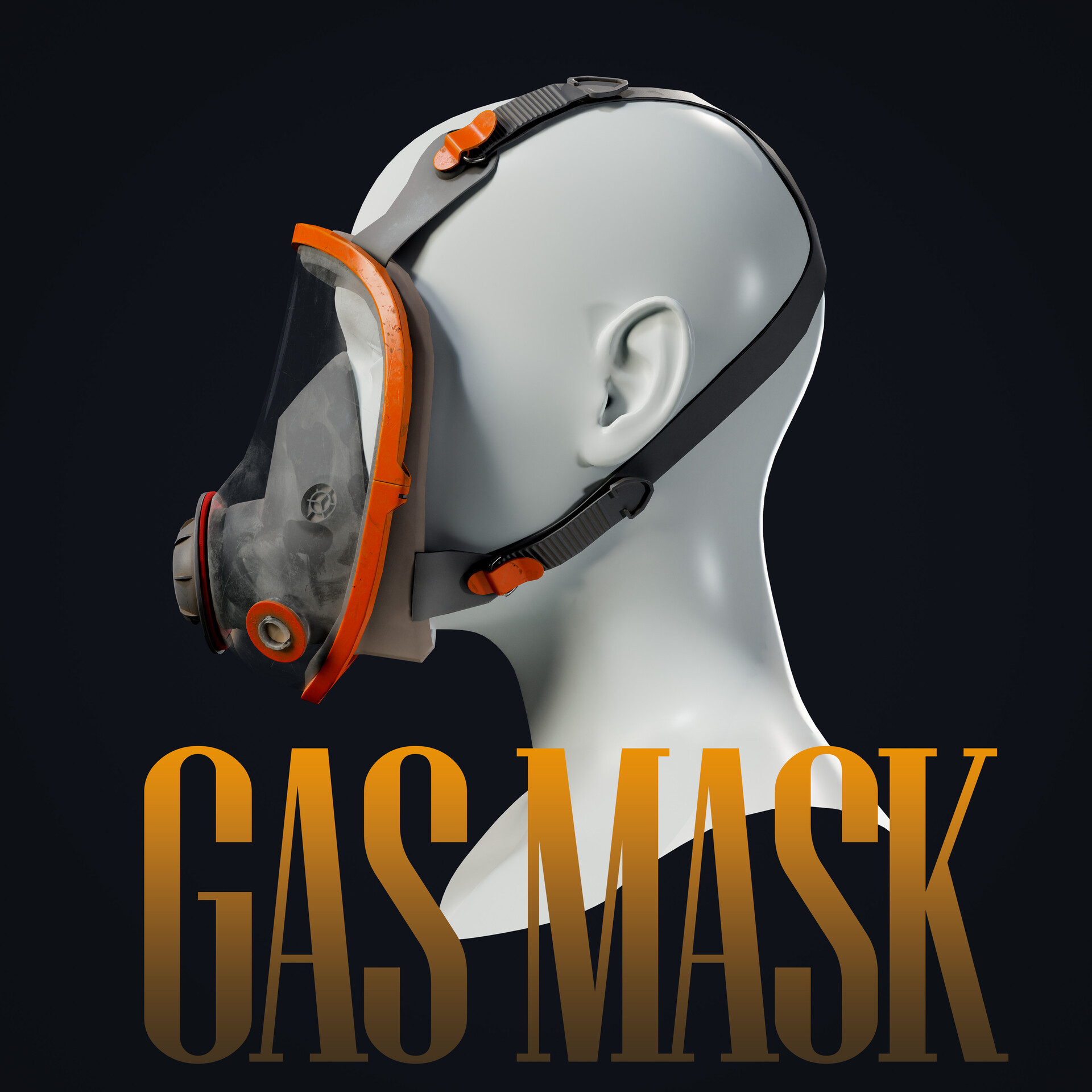 ArtStation - Game ready full-face mask bayonet 5950