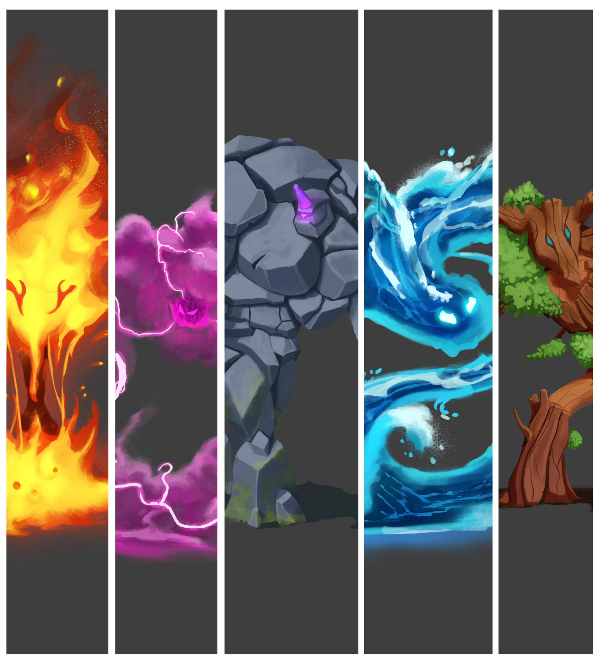 ArtStation - Elementals Project