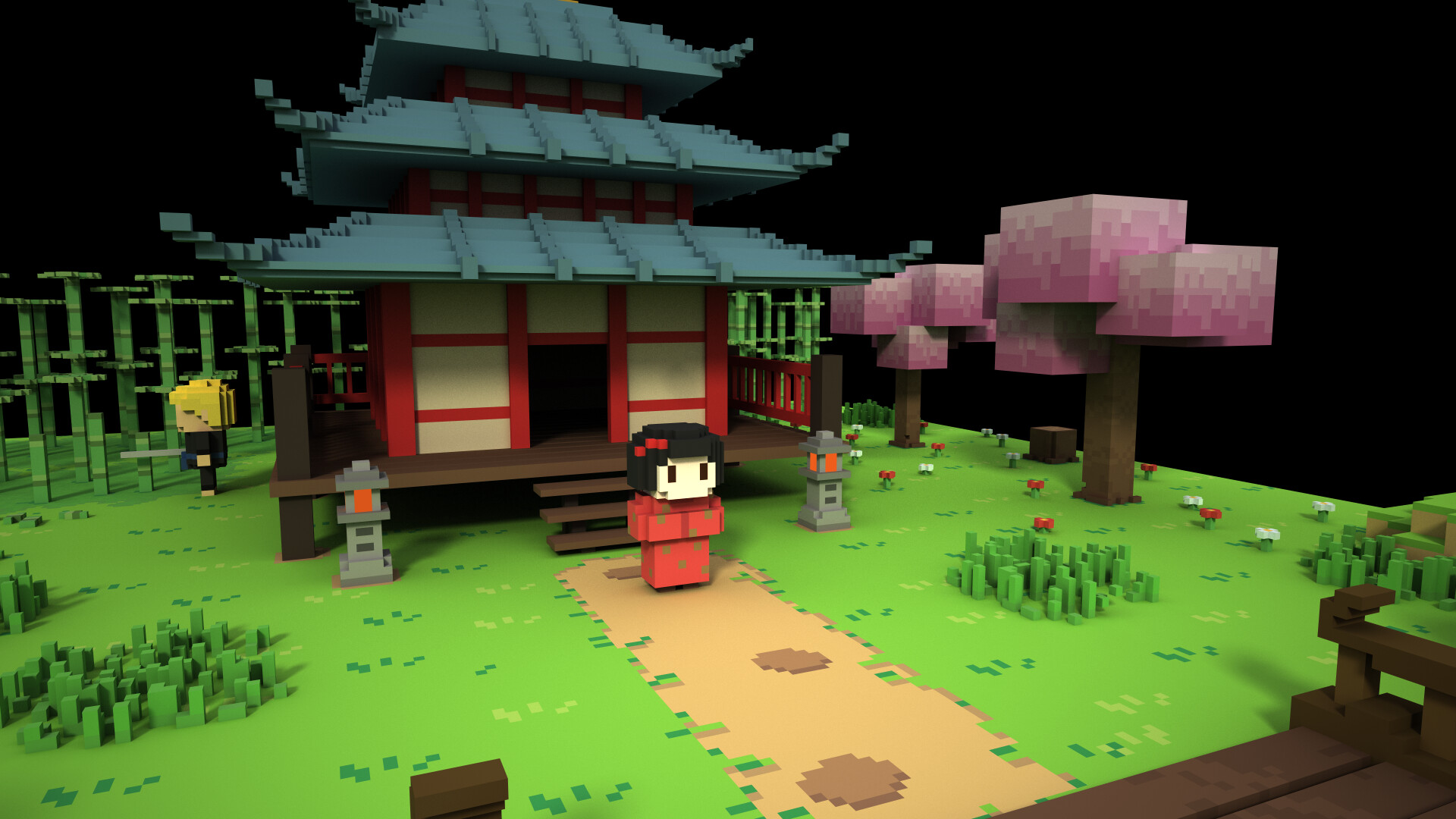 ArtStation - Japanese Voxel Environment