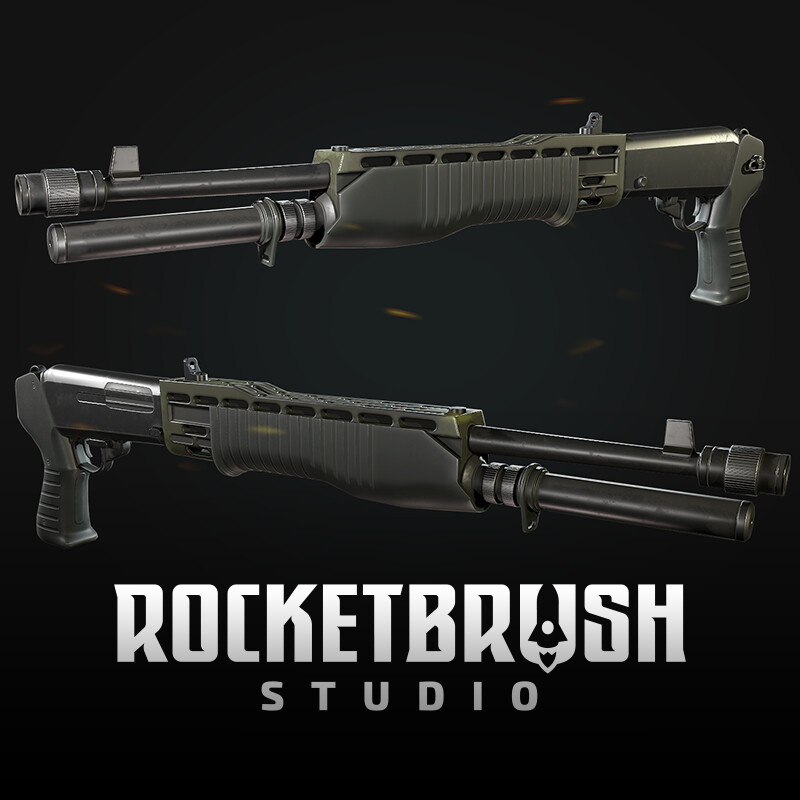 ArtStation - SPAS-12 Combat Shotgun